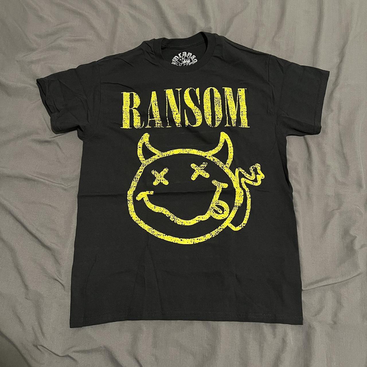 Ransom Men's Black and Yellow T-shirt | Depop