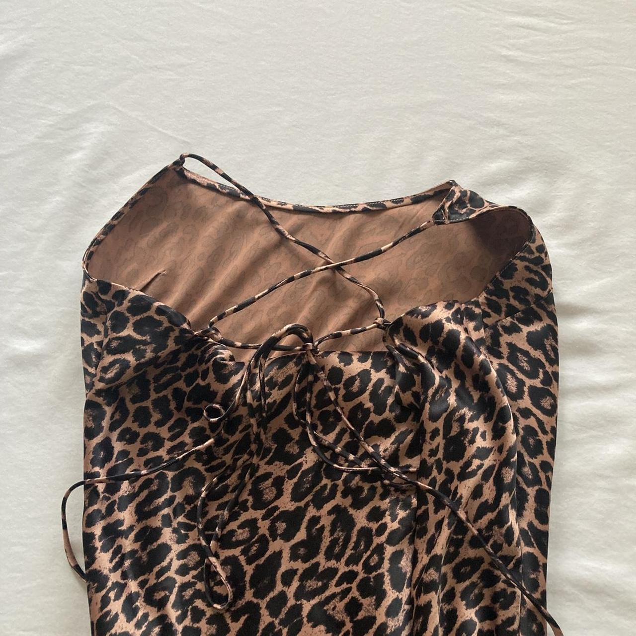 Victorias Secret Leopard Print Slip Dress Brand New Depop