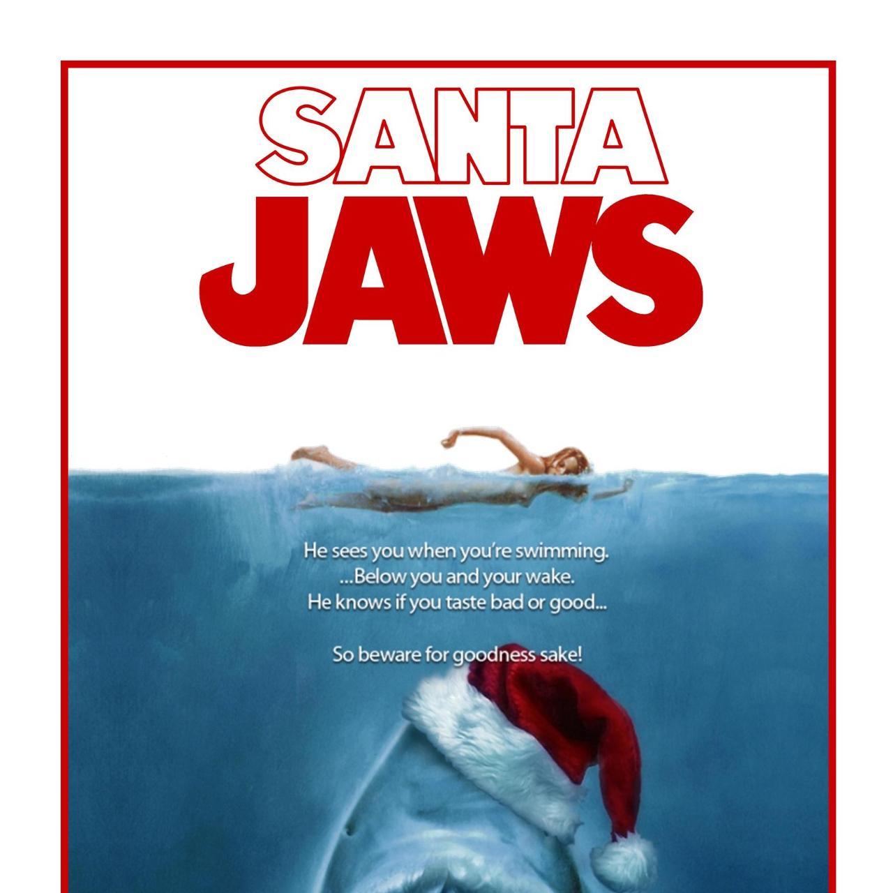 A5 size Christmas Greeting Card - Santa Jaws.... - Depop