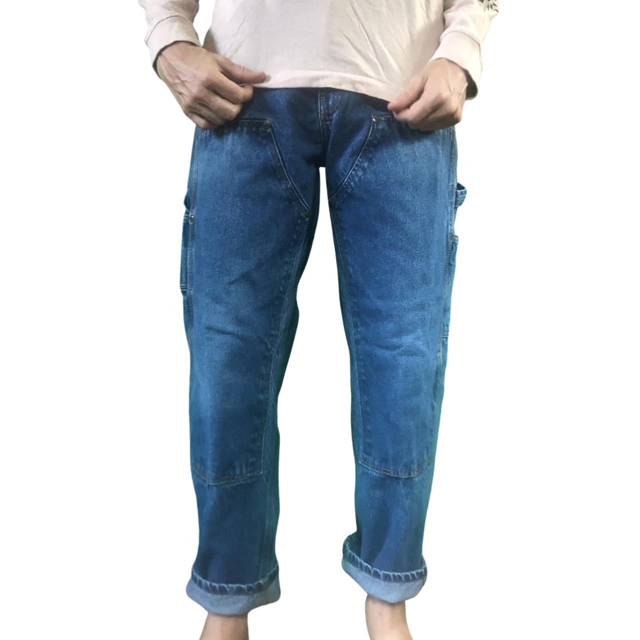 Key, carpenter jeans. The back center seem has been... - Depop