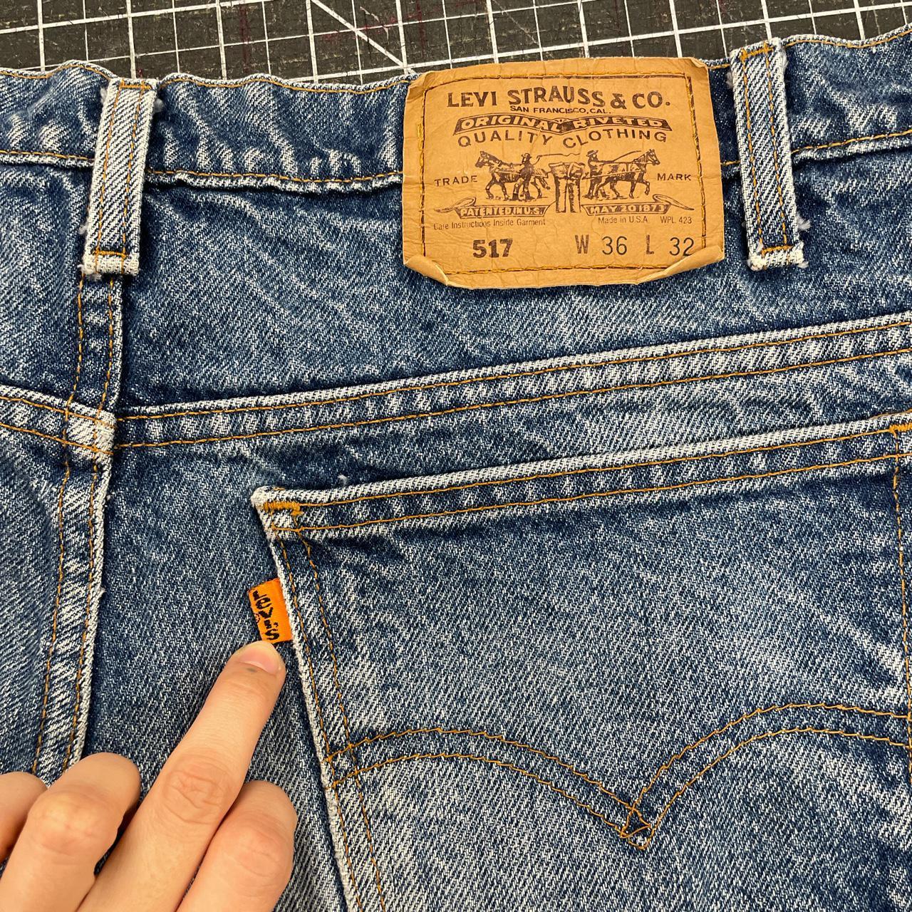 Vintage Levi's orange tab 517's. Marked 36x32. ... - Depop