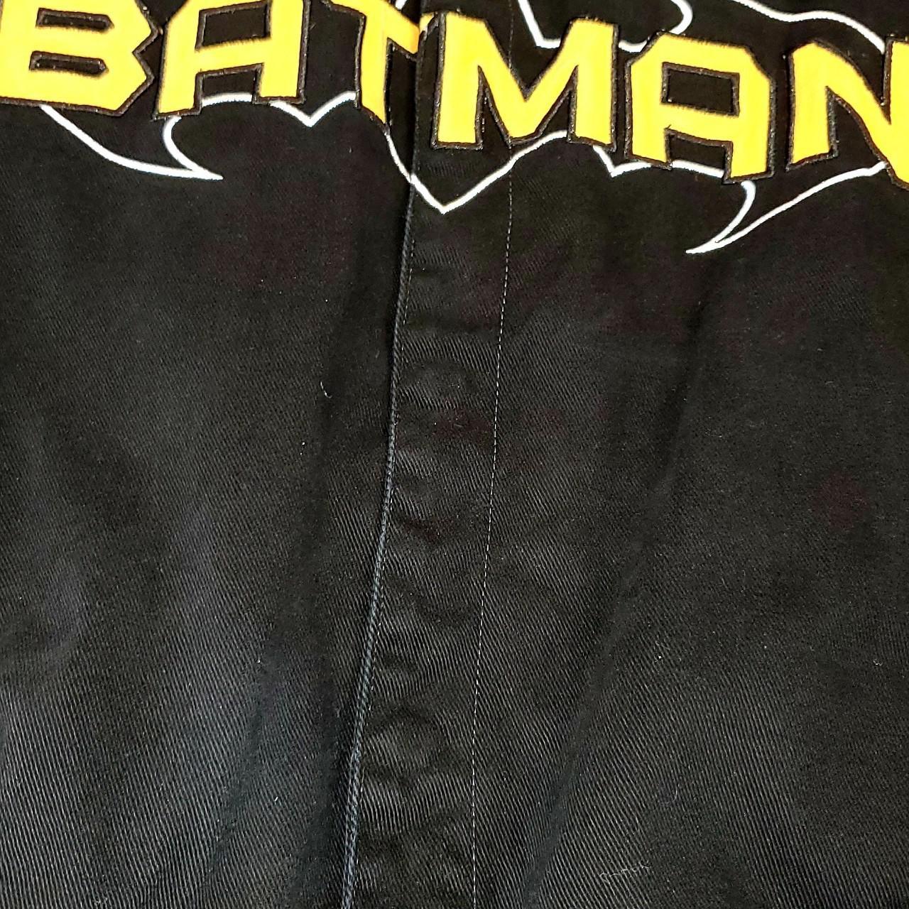 JH DESIGNS BATMAN BUTTON UP JACKET. NO HOLES OR... - Depop