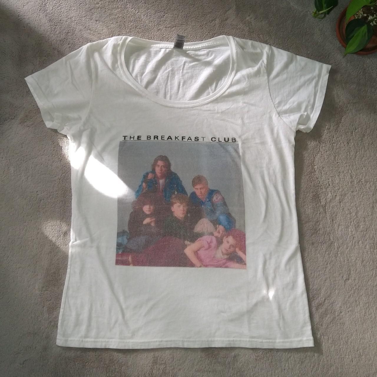 The Breakfast Club Scoop Neck T-Shirt Lightly... - Depop