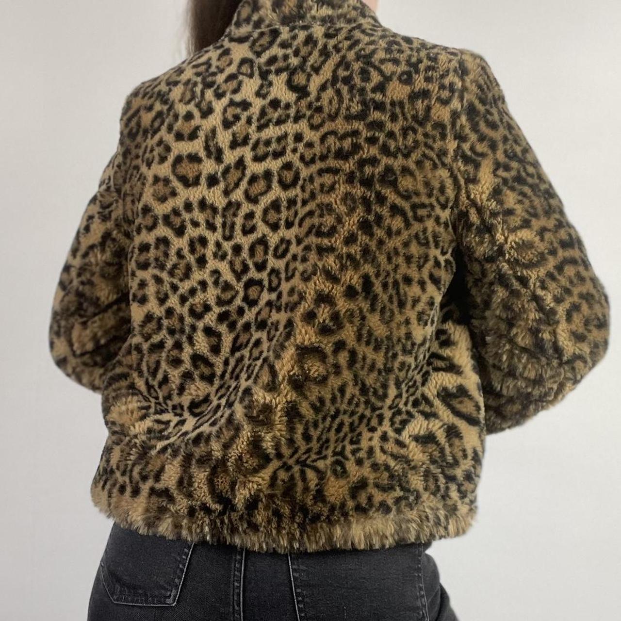 Zara Leopard Print Faux Fur Jacket🐆 🐆super soft and... - Depop