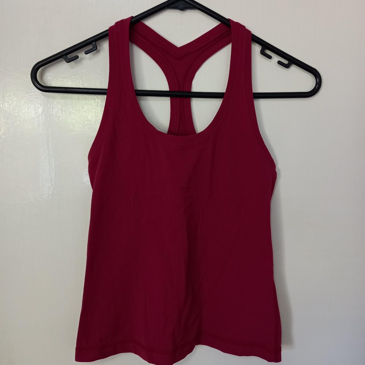 lululemon cool racerback tank *nulu in pink. Size... - Depop