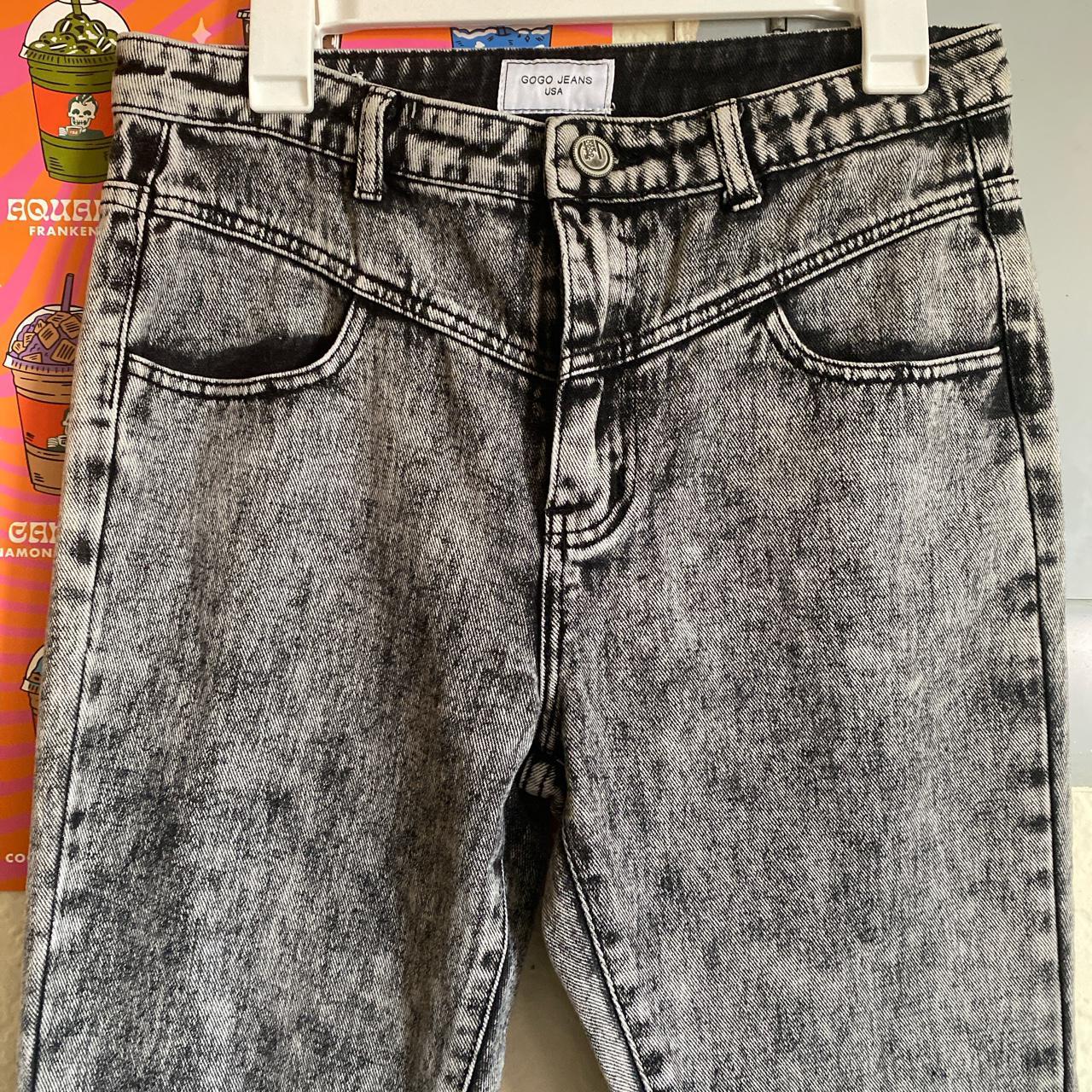 Black acid washed #denim jeans. The tag says size 13... - Depop