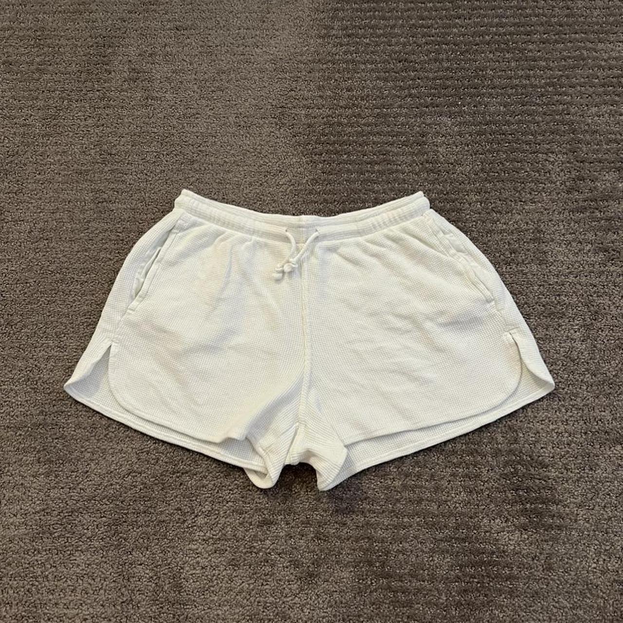 Brandy Melville Women's White Shorts | Depop