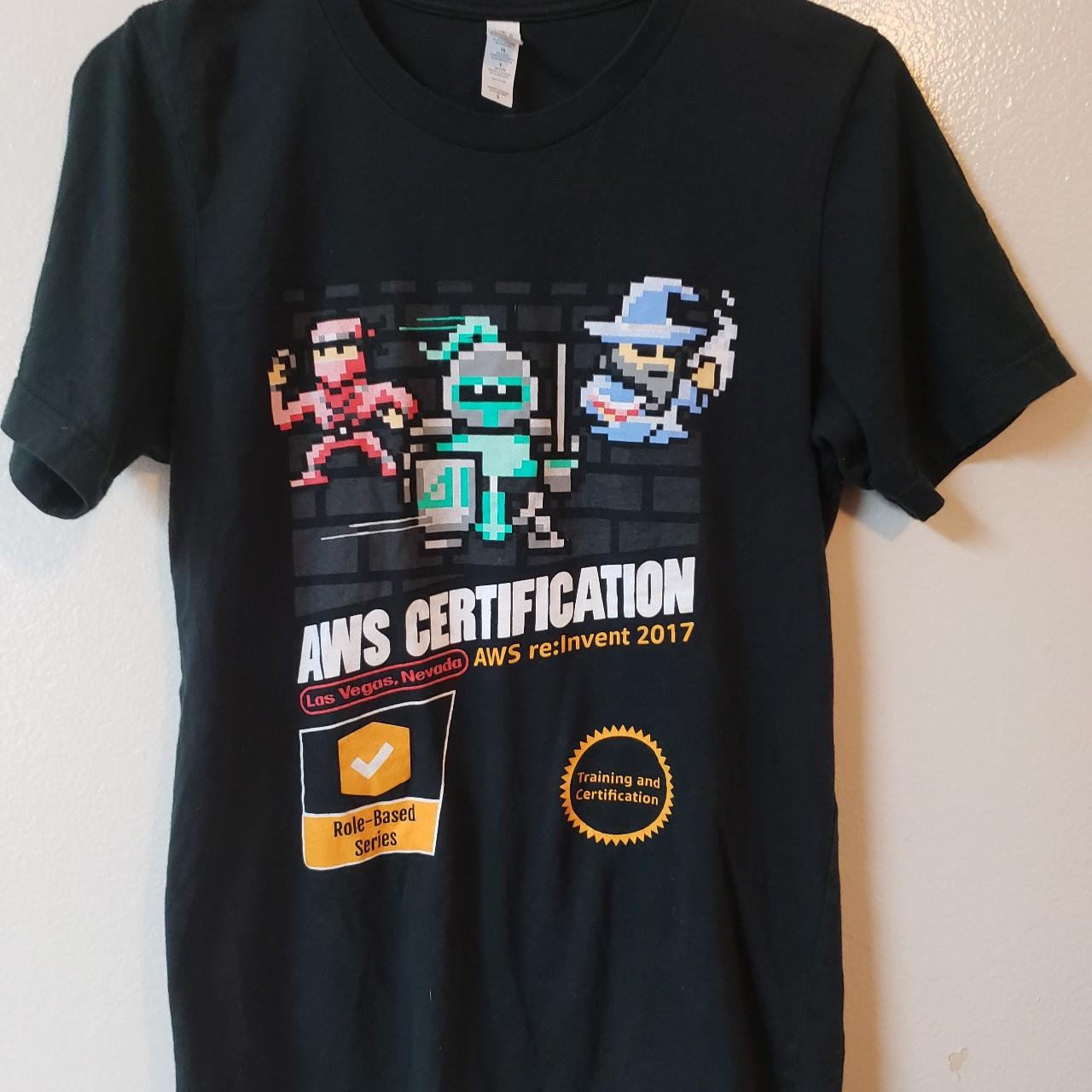 2017 Las Vegas AWS Certification t-shirt limited... - Depop