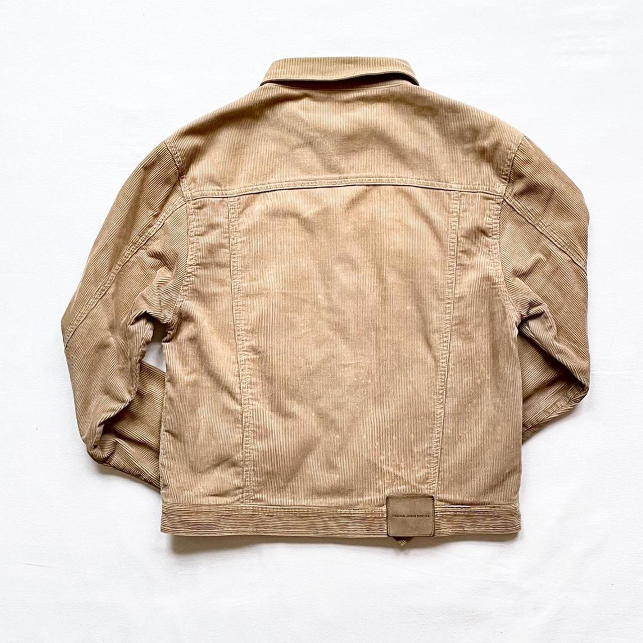 Vintage Rocha John Rocha Cord Trucker Jacket... - Depop