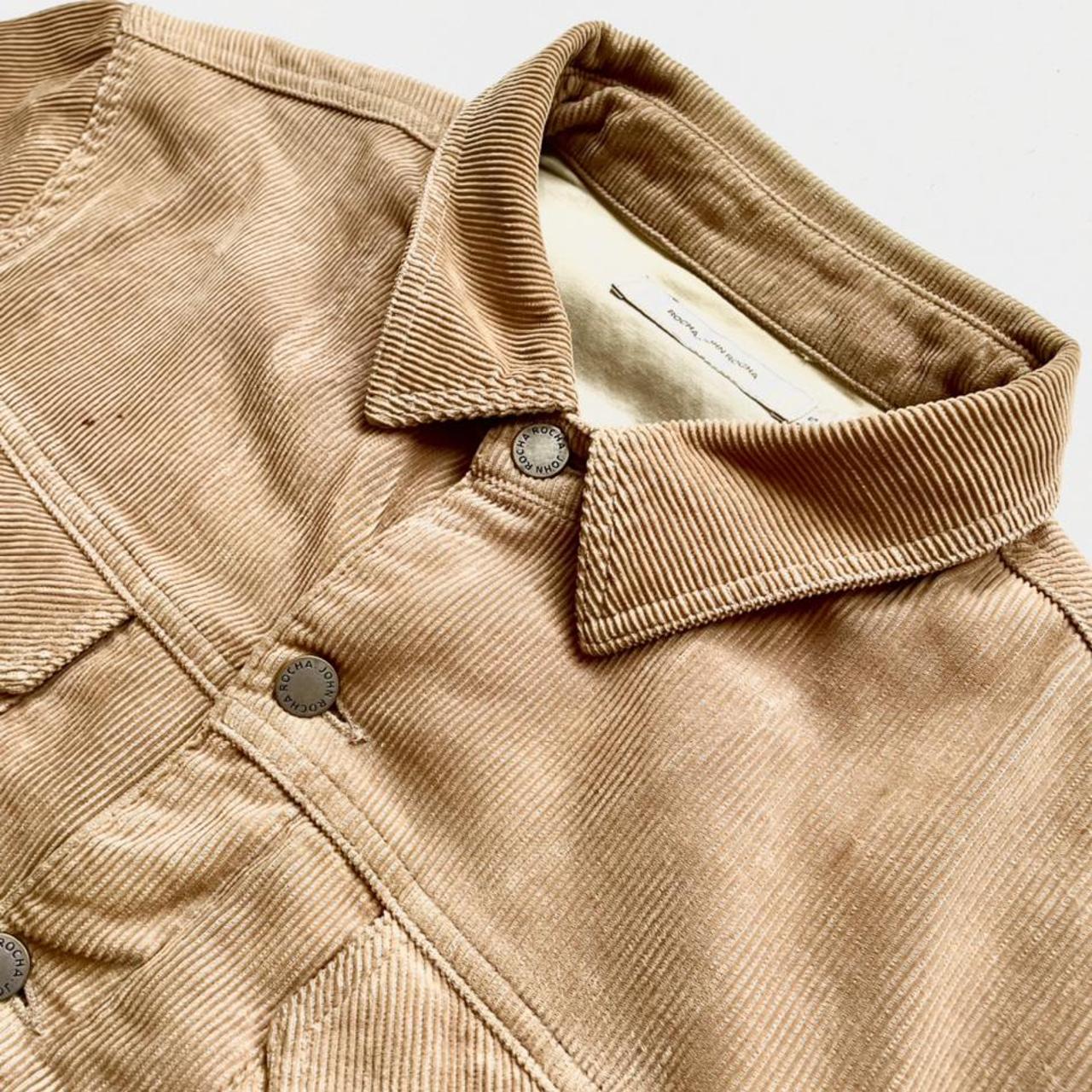 Vintage Rocha John Rocha Cord Trucker Jacket... - Depop