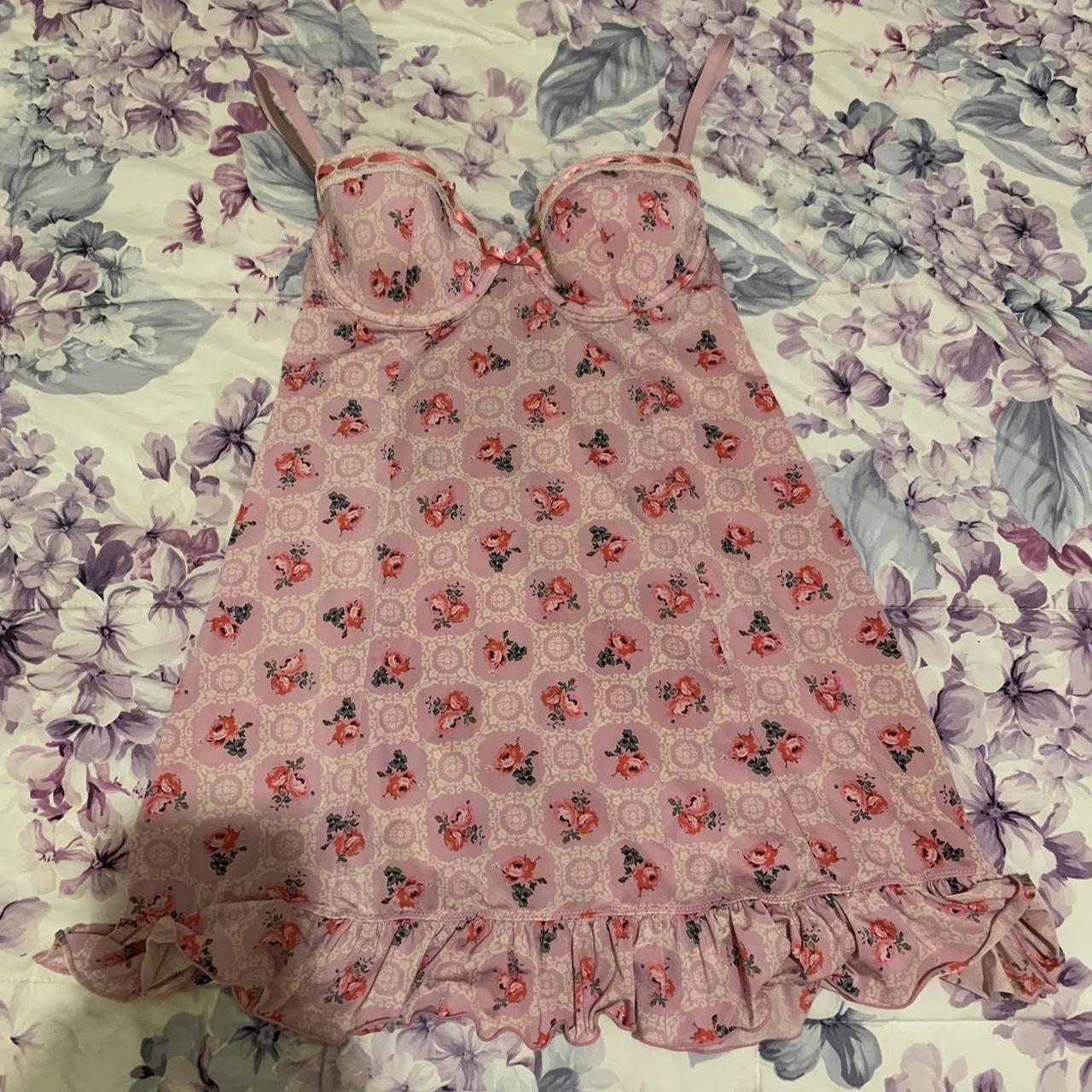 Slinky nightie with cups Size 12b 34b #nightie... - Depop