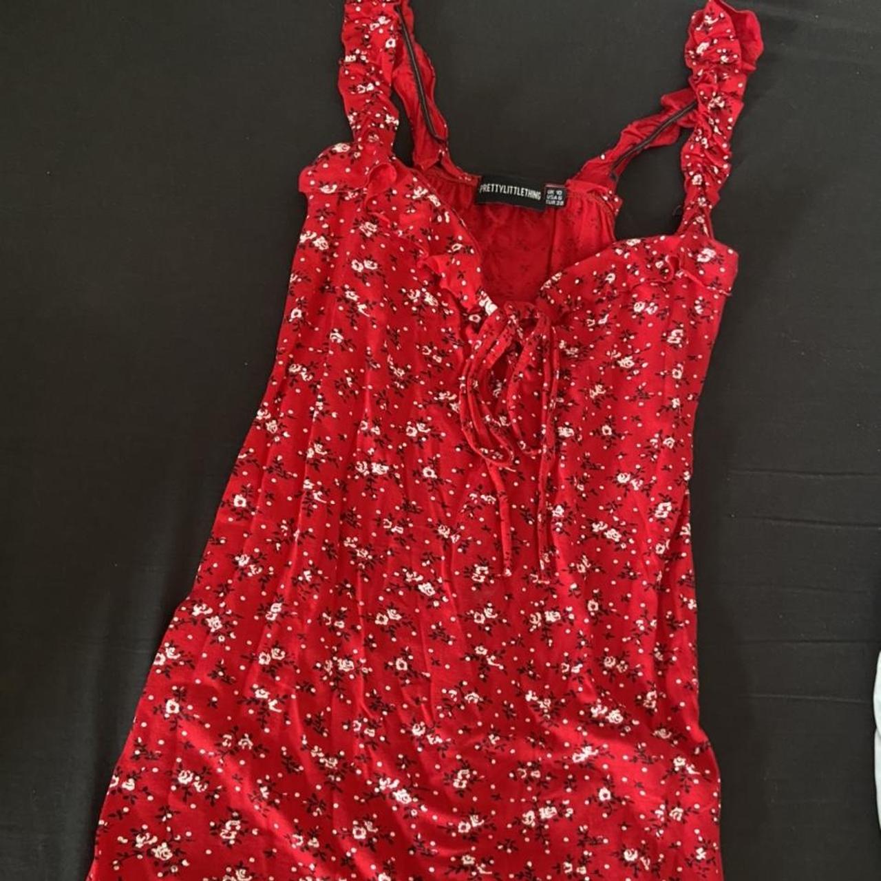 PrettyLittleThing Women's multi Dress | Depop