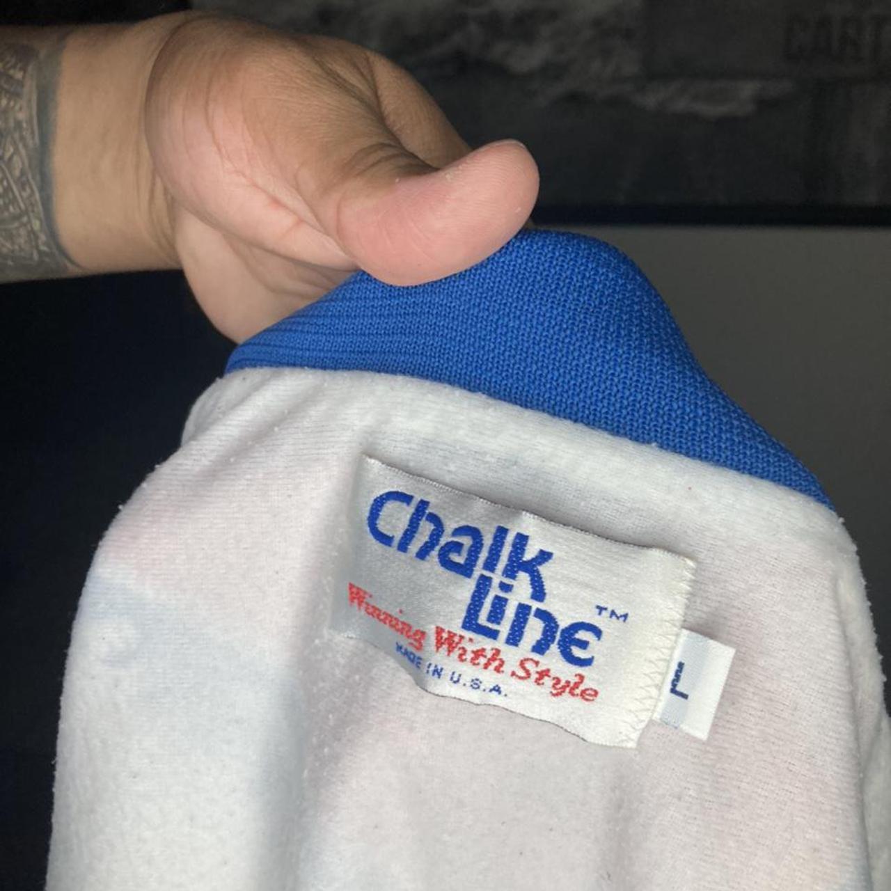 Vintage chalk line jacket large Chalk line... - Depop