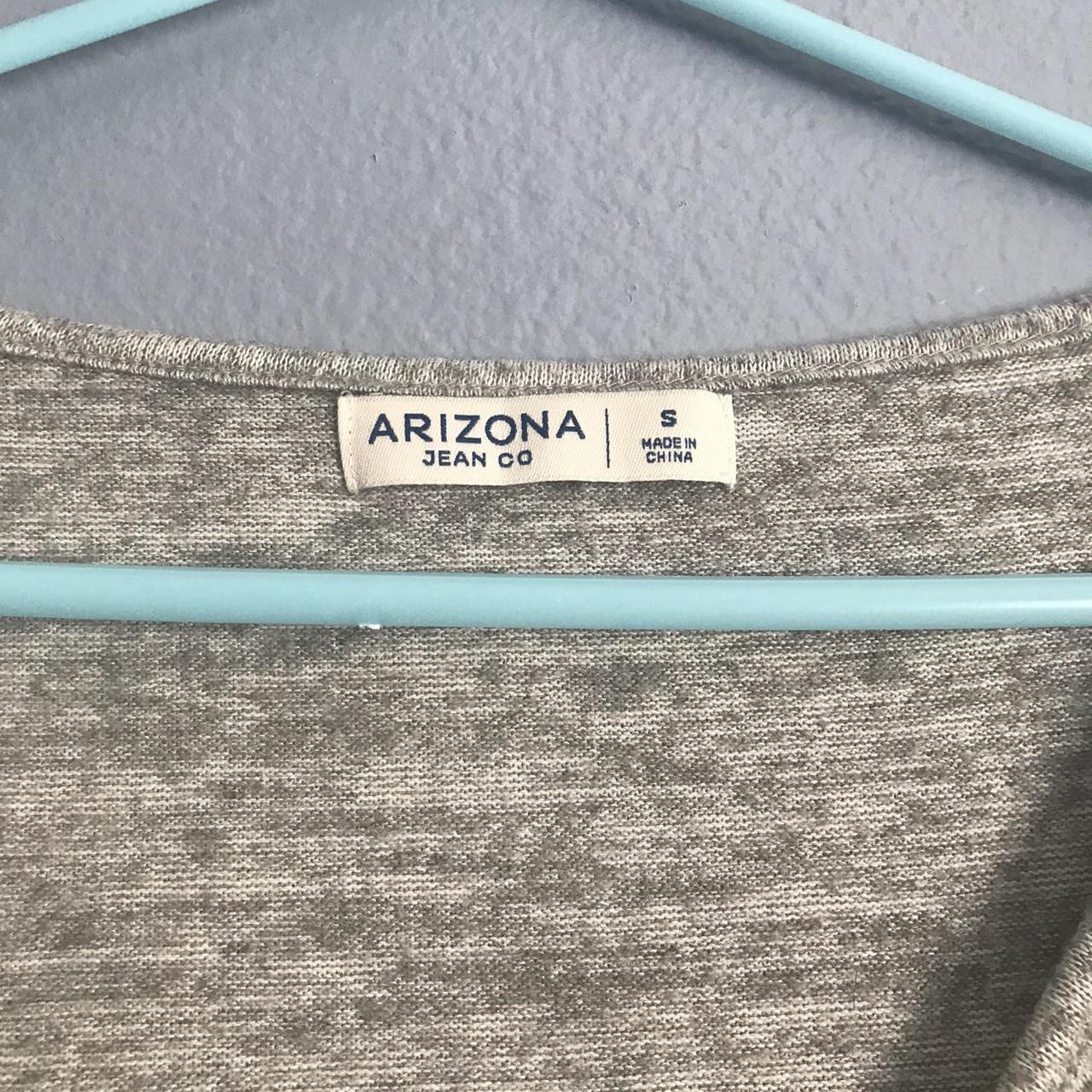 Arizona Long Sleeve Top/Crop Top -Small -Never Worn... - Depop
