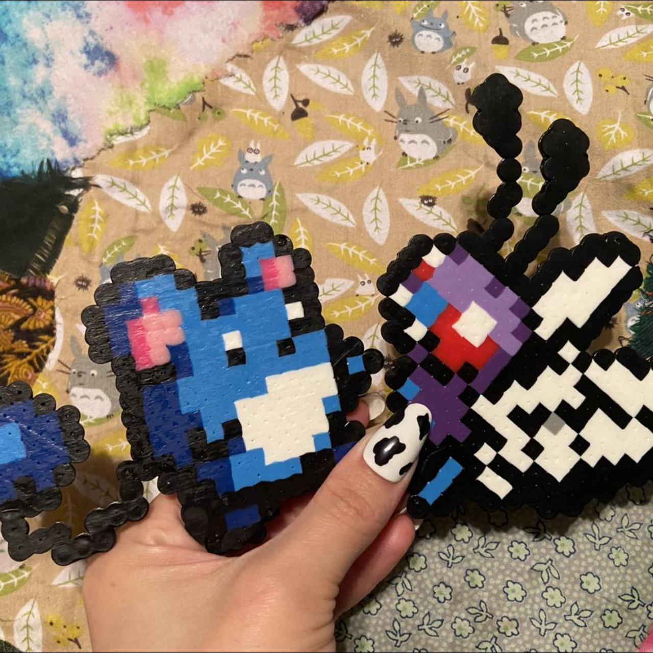 🌱 pokémon marill & butterfree made out of perler... - Depop