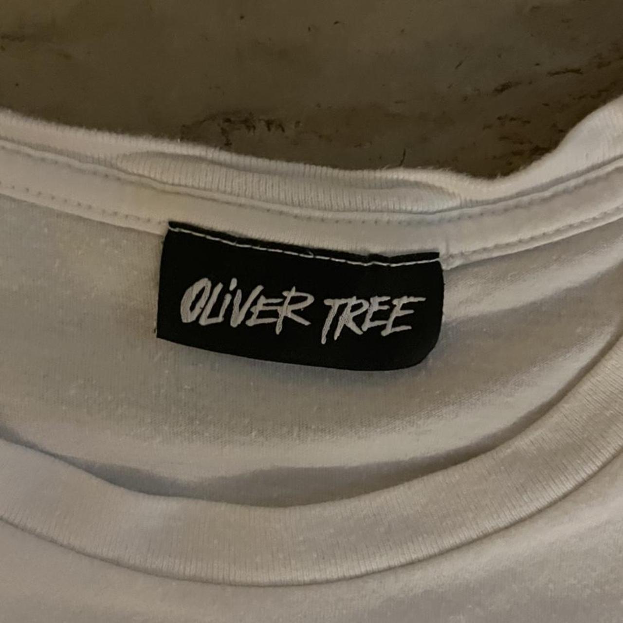 White Oliver Tree shirt in size large #y2k... - Depop