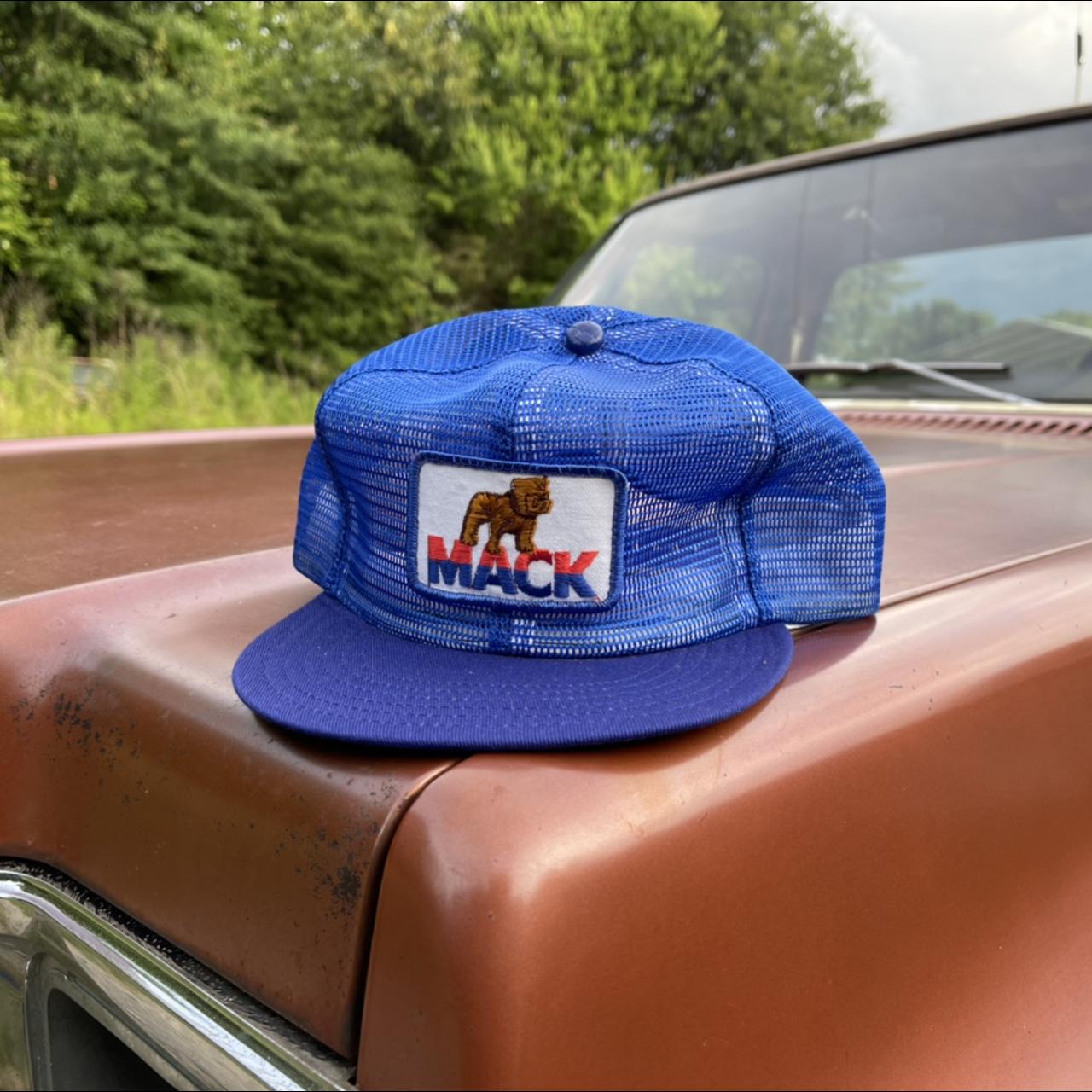 Vintage Mack all mesh trucker hat in mint condition... - Depop
