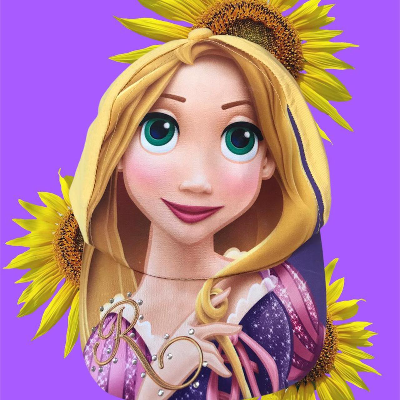 Disney’s Tangled Rapunzel ponytail hat/cap with 18”... - Depop