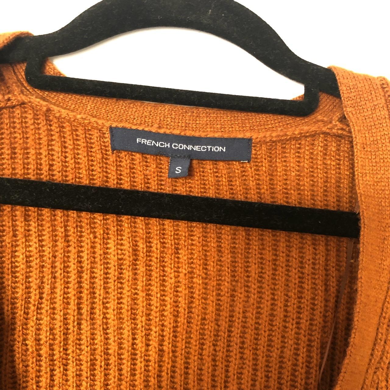 French connection size S brown cardigan. A bit... - Depop