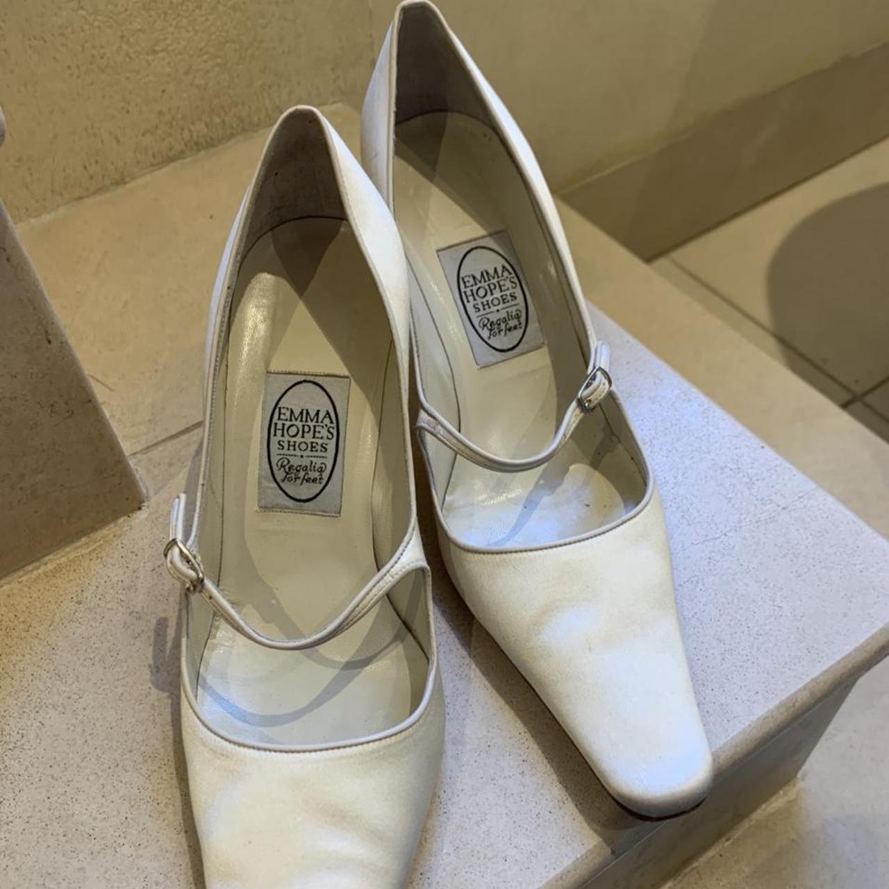 Vintage Satin Emma Hope Shoes Open to... - Depop