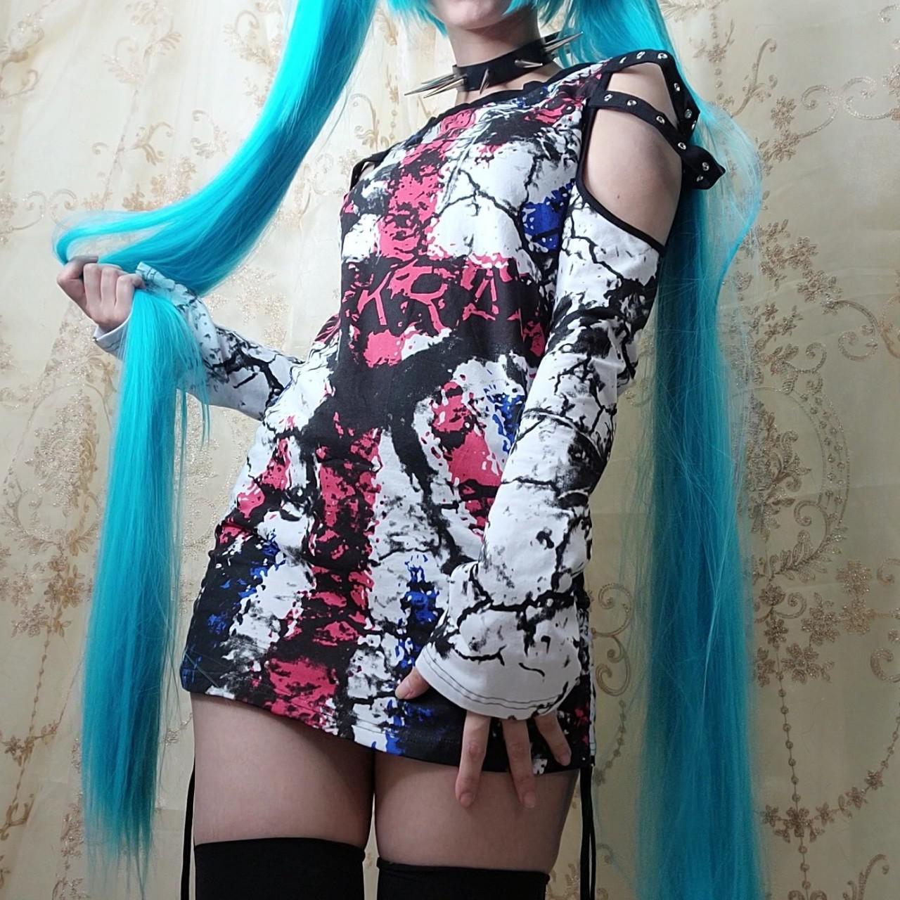 Punk Rave UK Anarchy Long Sleeve Shirt/Mini Dress ⚔... | Depop