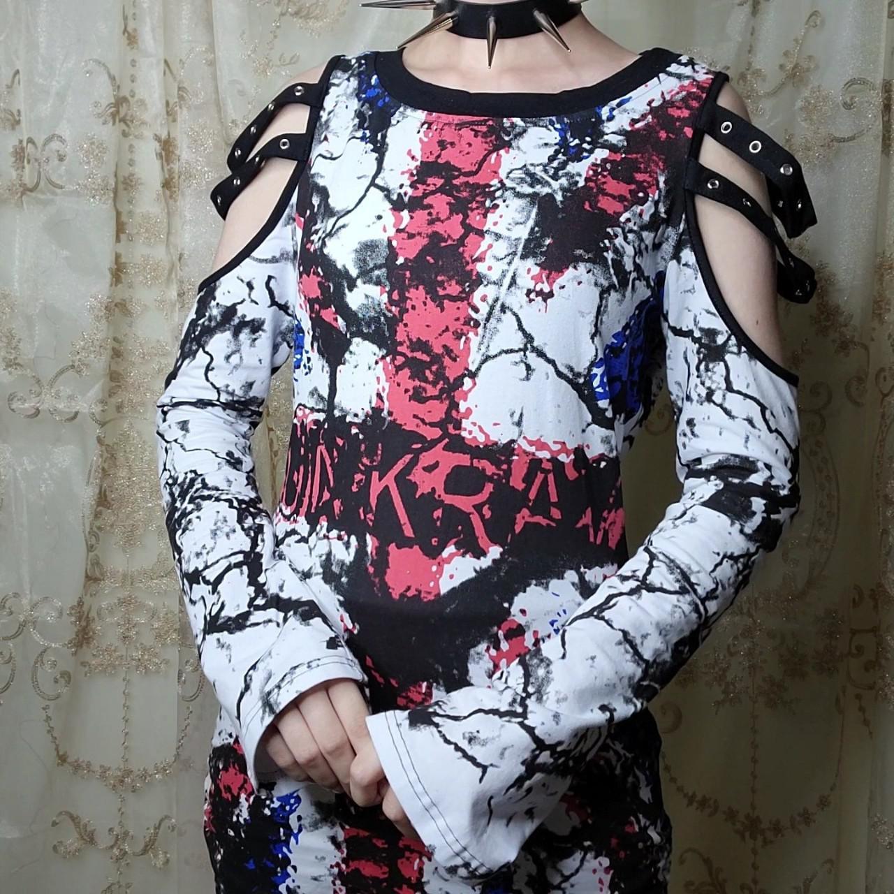 Punk Rave UK Anarchy Long Sleeve Shirt/Mini Dress ⚔... | Depop