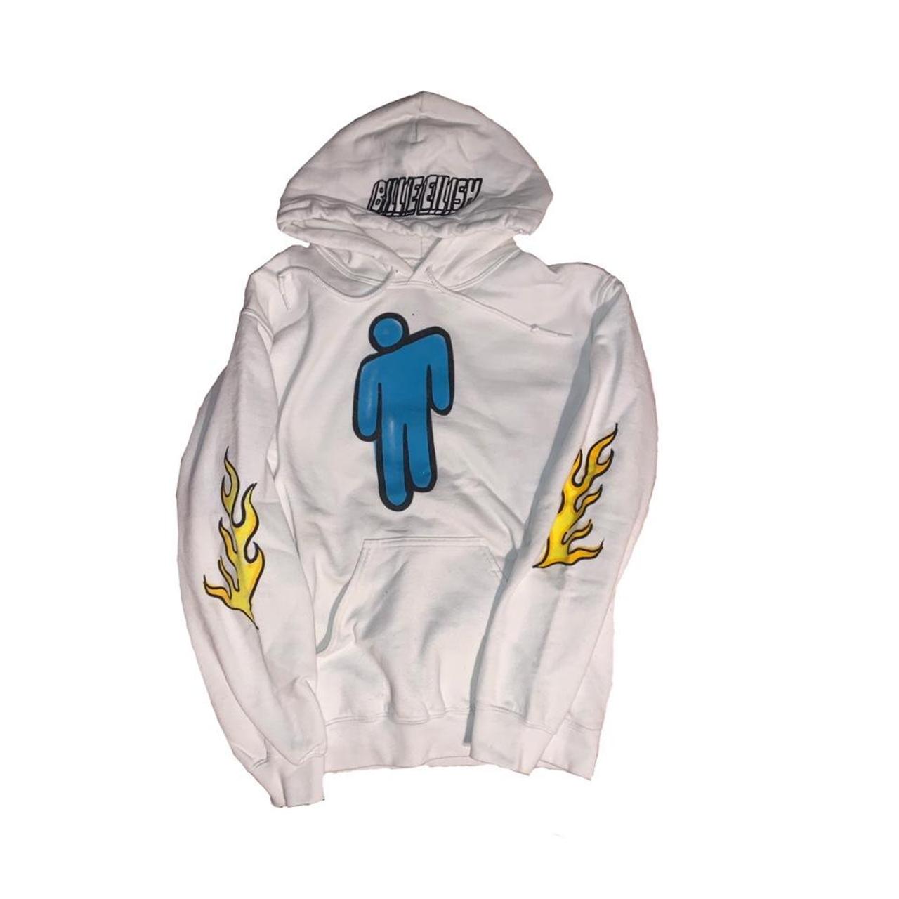 billie eilish authentic concert merch worn once from... - Depop