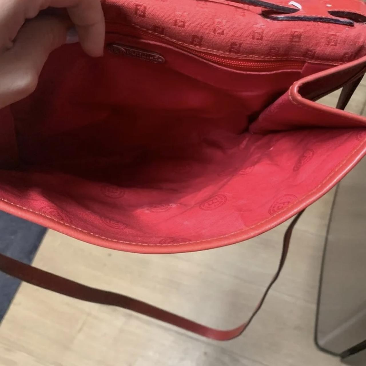 Vintage red Fendi crossbody purse. Unfortunately... - Depop