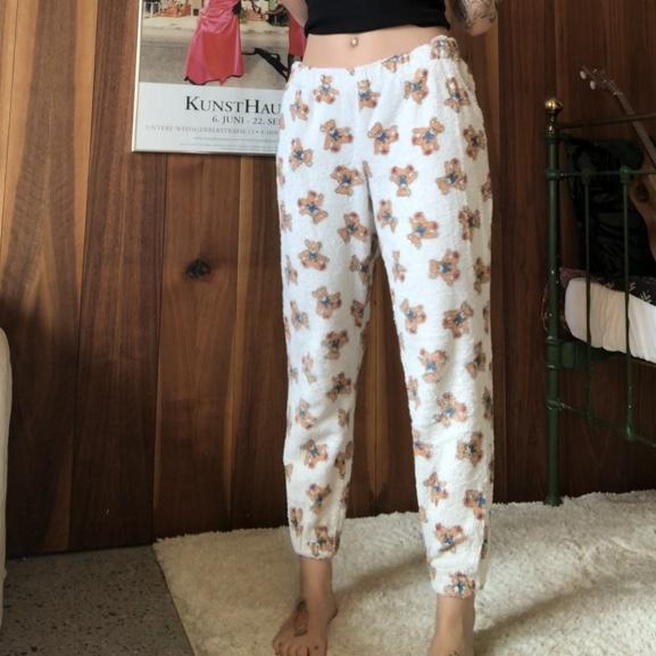 Most iconic teddy bear sweatpants 🧸 handmade by me... - Depop