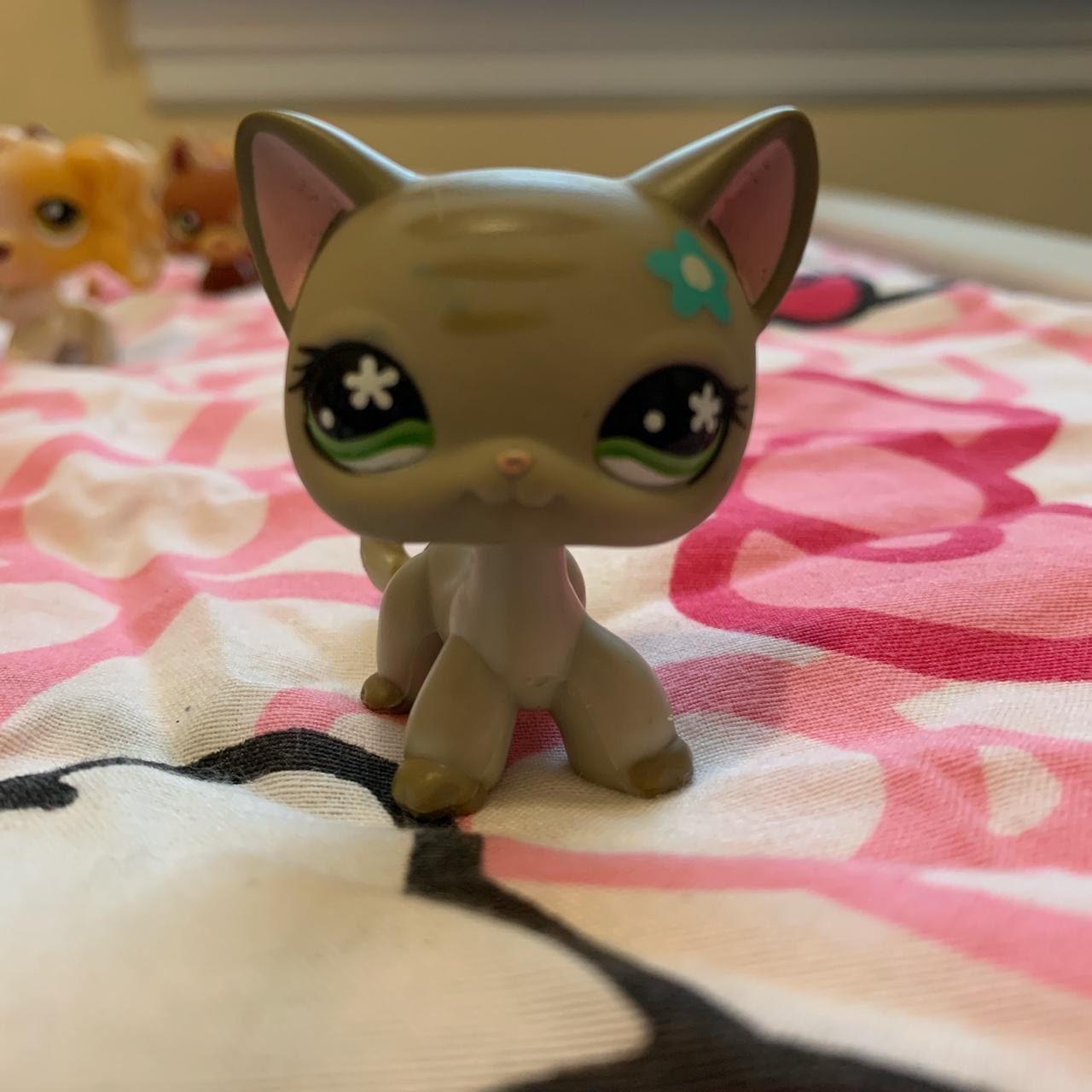 LPS littlest pet shop authentic short hair cat #483... - Depop