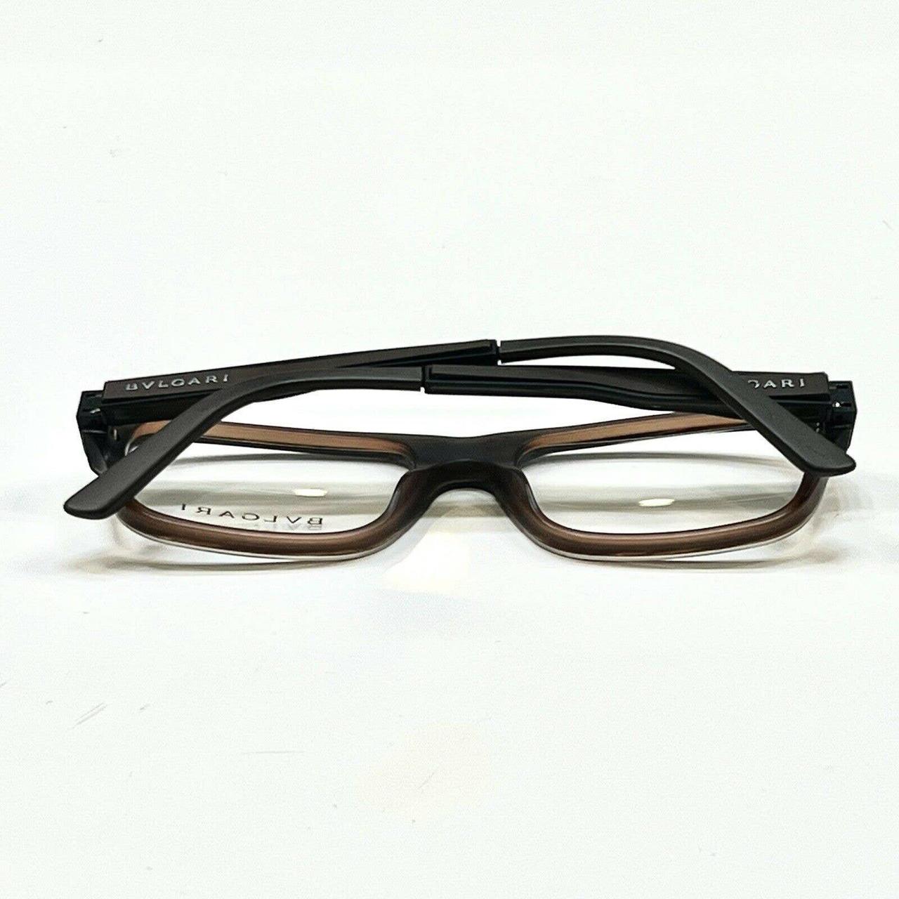 BVLGARI 3026 5356 Eyeglasses Frame Italy Brown... - Depop