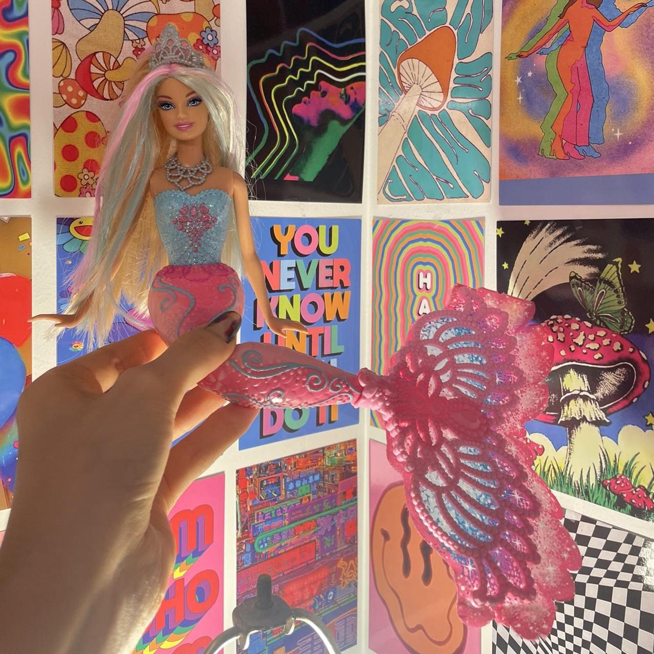 Barbie mermaid doll y2k RARE MATTEL BARBIE COLOR... - Depop