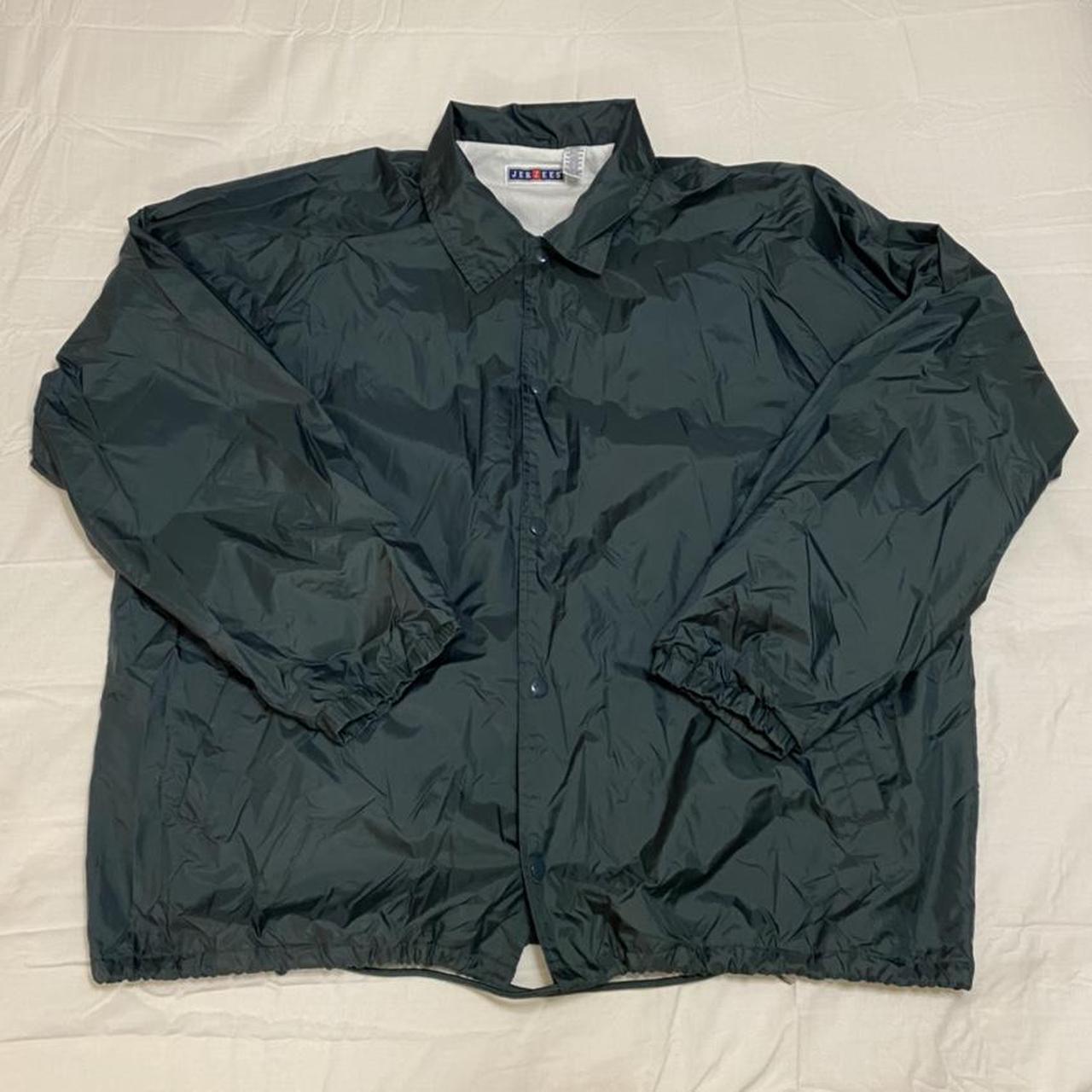 JERZEES BUTTON JACKET -Size XL -Condition... - Depop