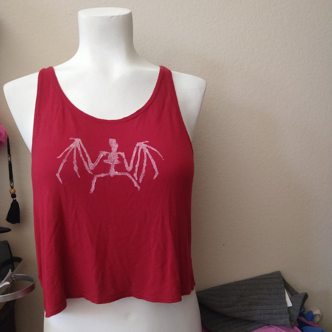 Essentials by Full Tilt red crop size extra small,... - Depop