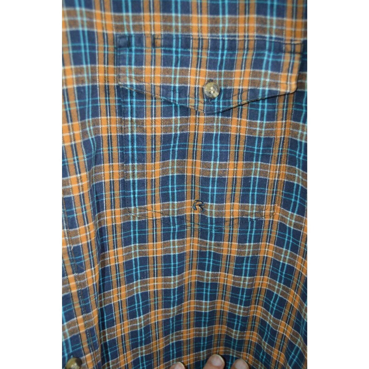 Roper / Men's Western / Brown / Blue Plaid L/S Shirt... - Depop