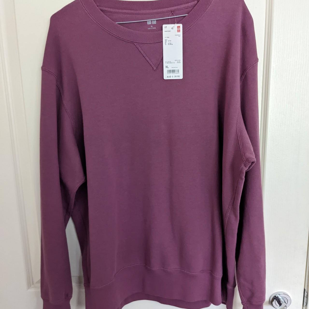 Uniqlo pinkish/purplish sweatshirt. Bought about 6... - Depop