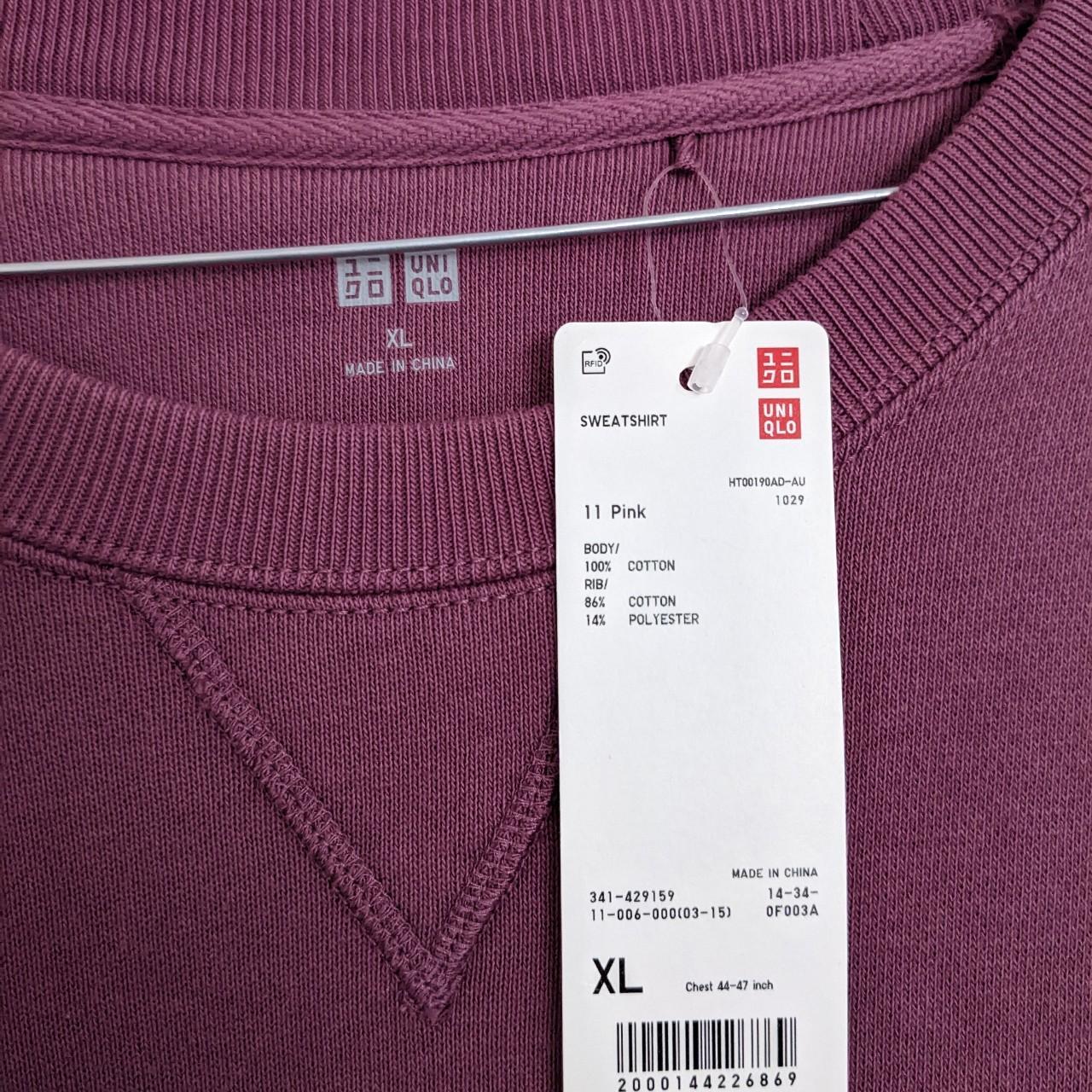 Uniqlo pinkish/purplish sweatshirt. Bought about 6... - Depop