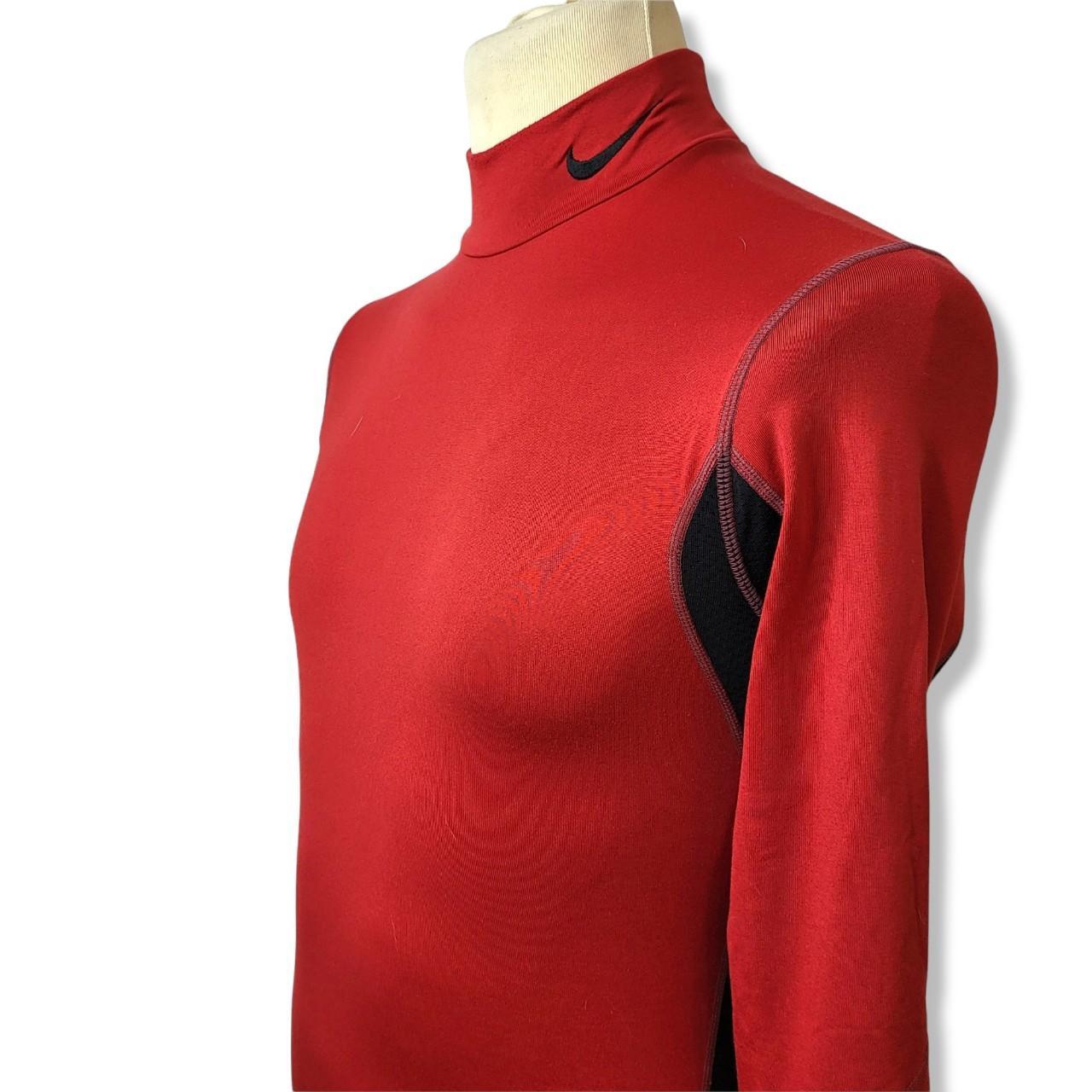 Nike Pro Combat Dri-Fit Top - Red - Small Pit to... - Depop