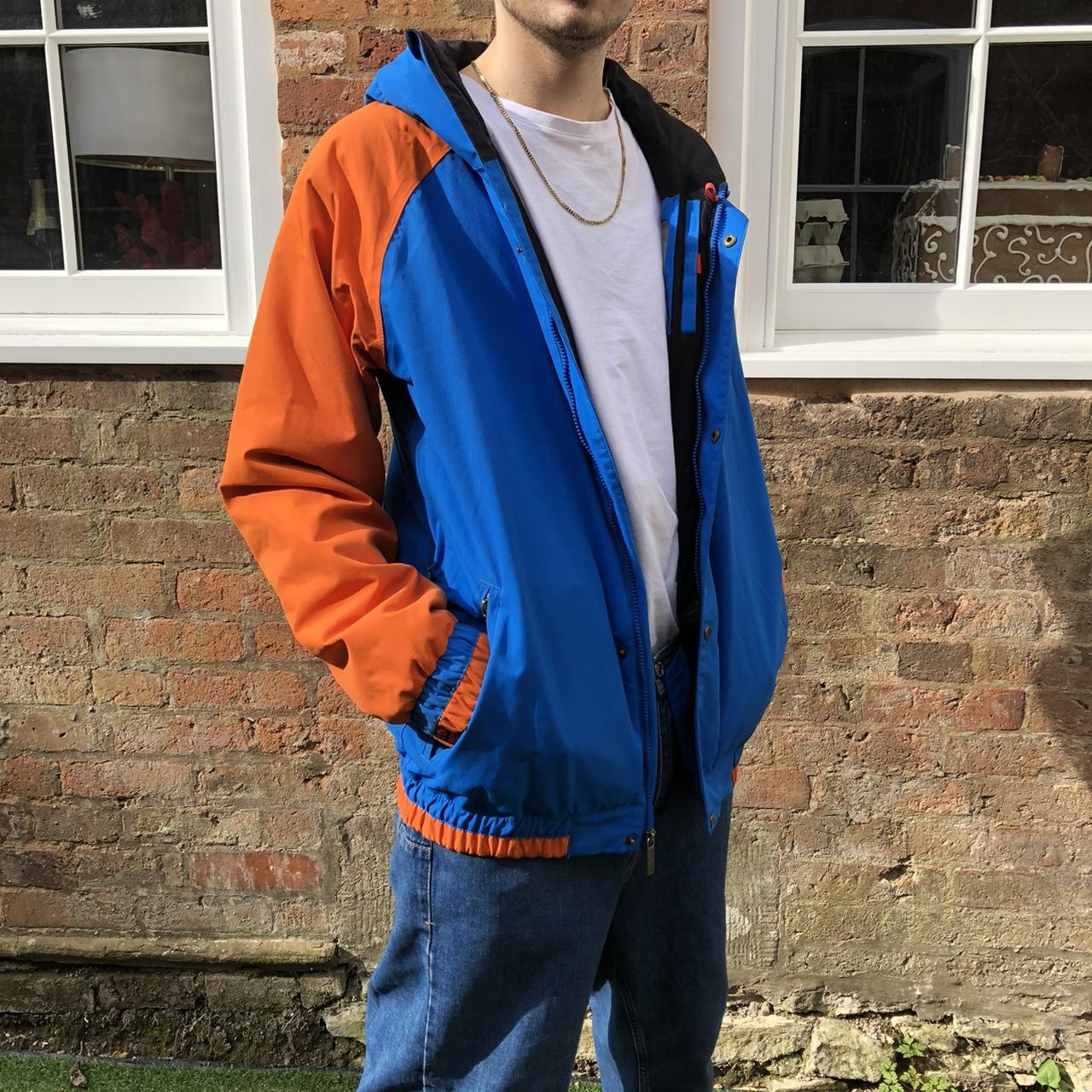 Bonfire ski coat! Really warm, colourful blue and... - Depop