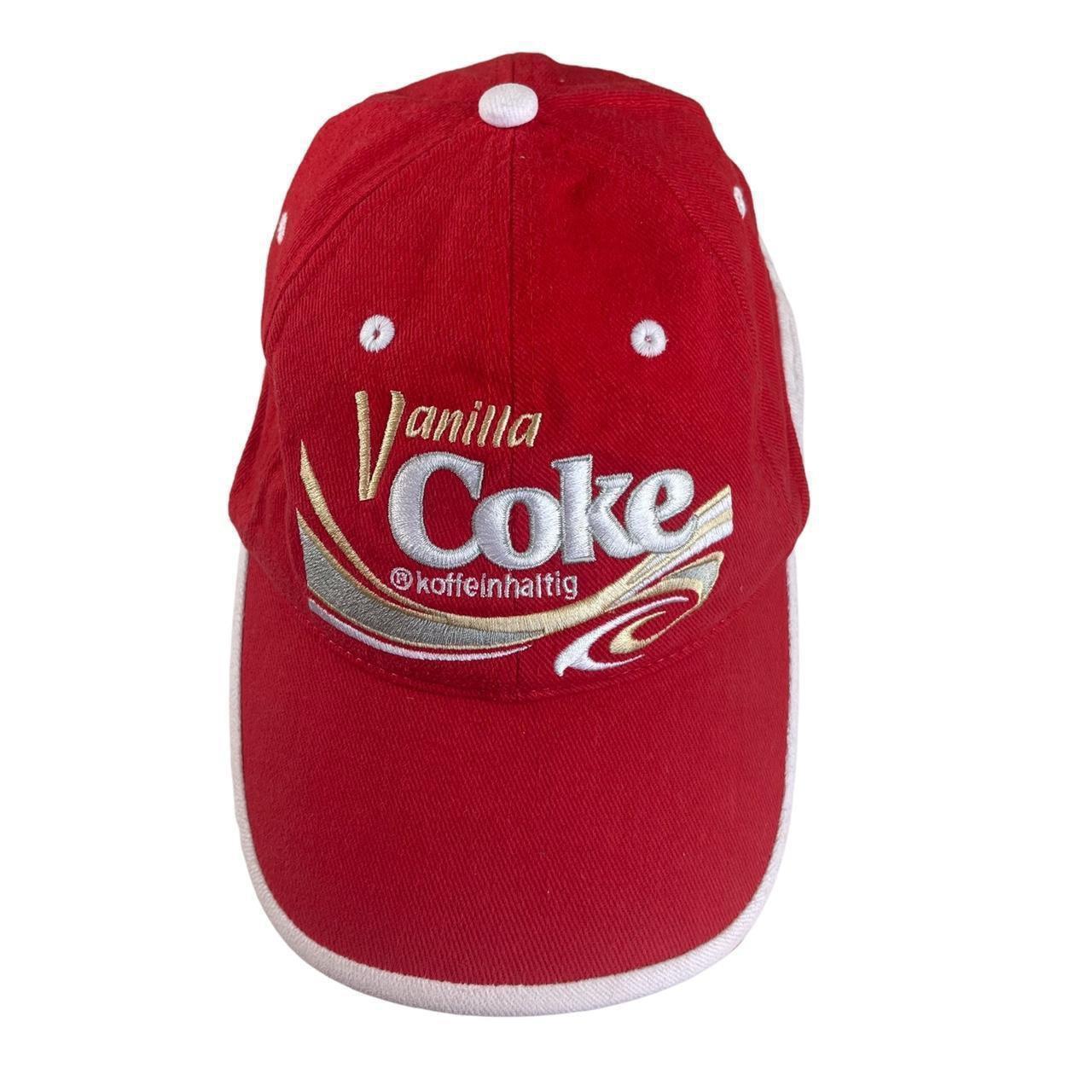 Coca-Cola Men's Red and White Hat | Depop
