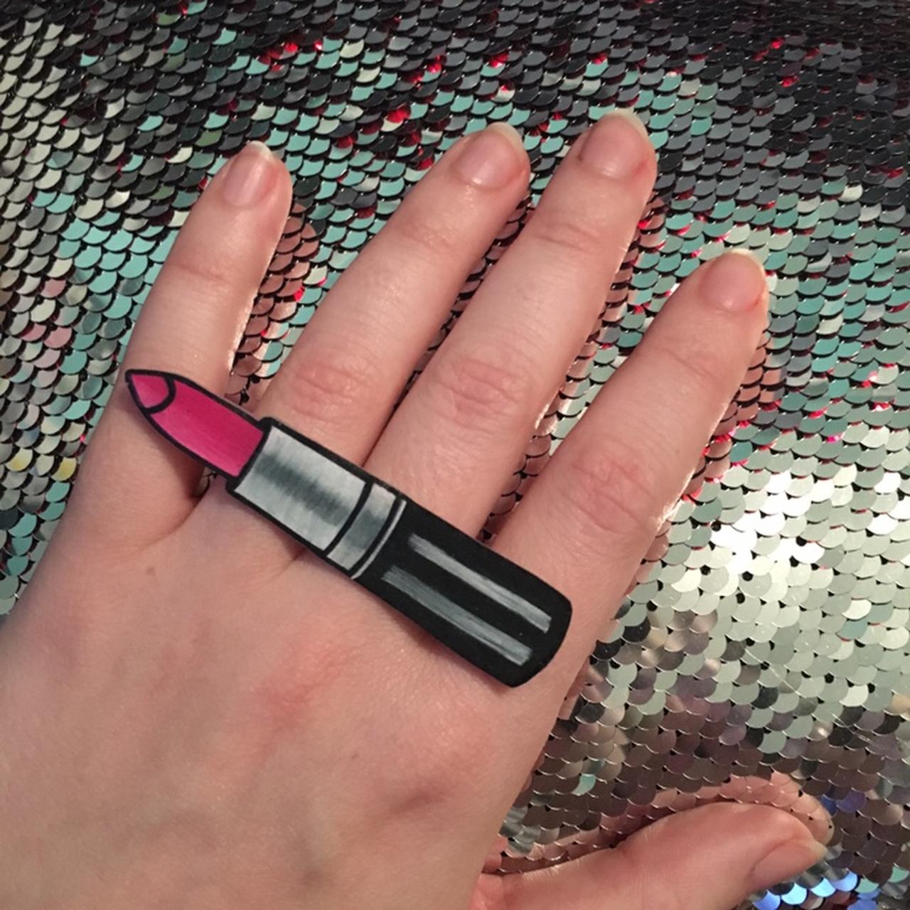 Free shipping! Lovably tacky hand painted oversized... - Depop