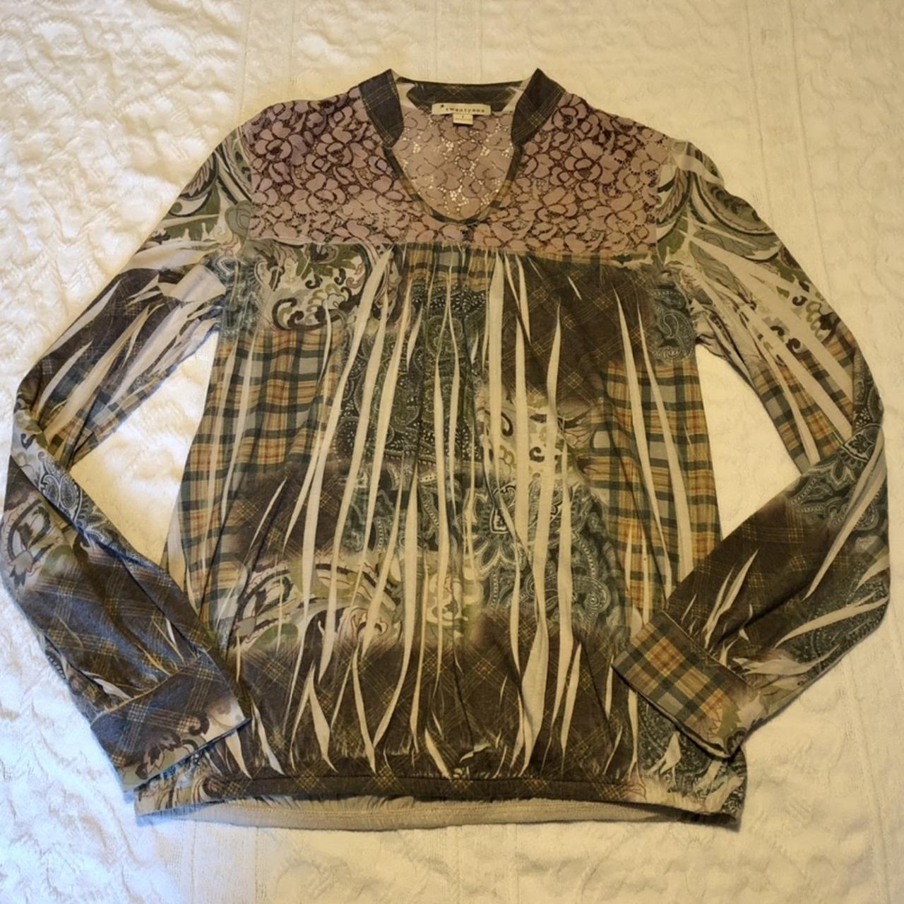 Forever 21 Top Long sleeve top with lace detail... - Depop