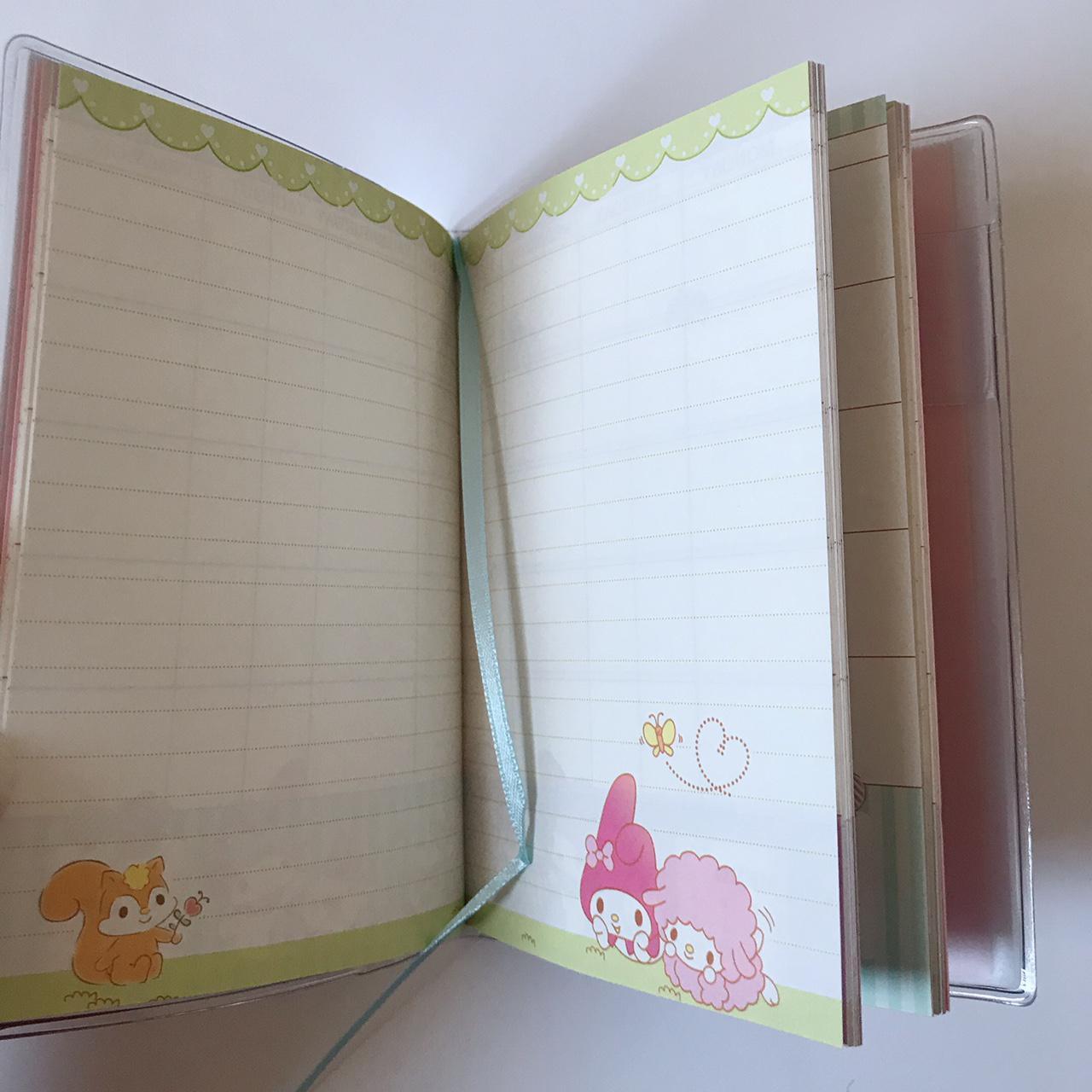 Cute My Melody small notebook Includes different... - Depop