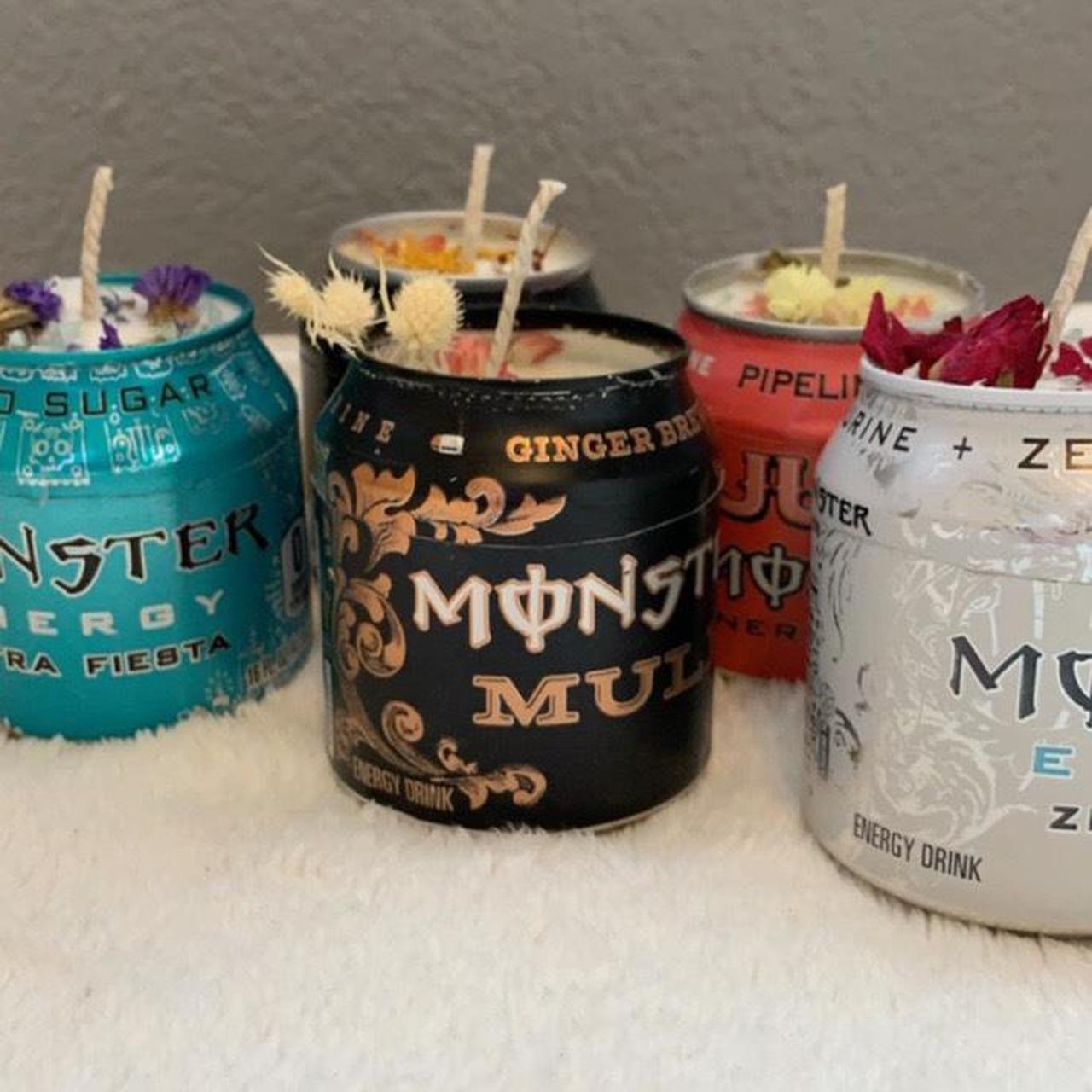 👀custom mini monster energy candles👀 message me if... - Depop
