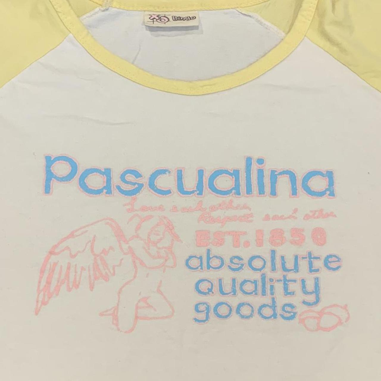 adorable angel 00s baby tee!!! 🧁 pastel colour... - Depop