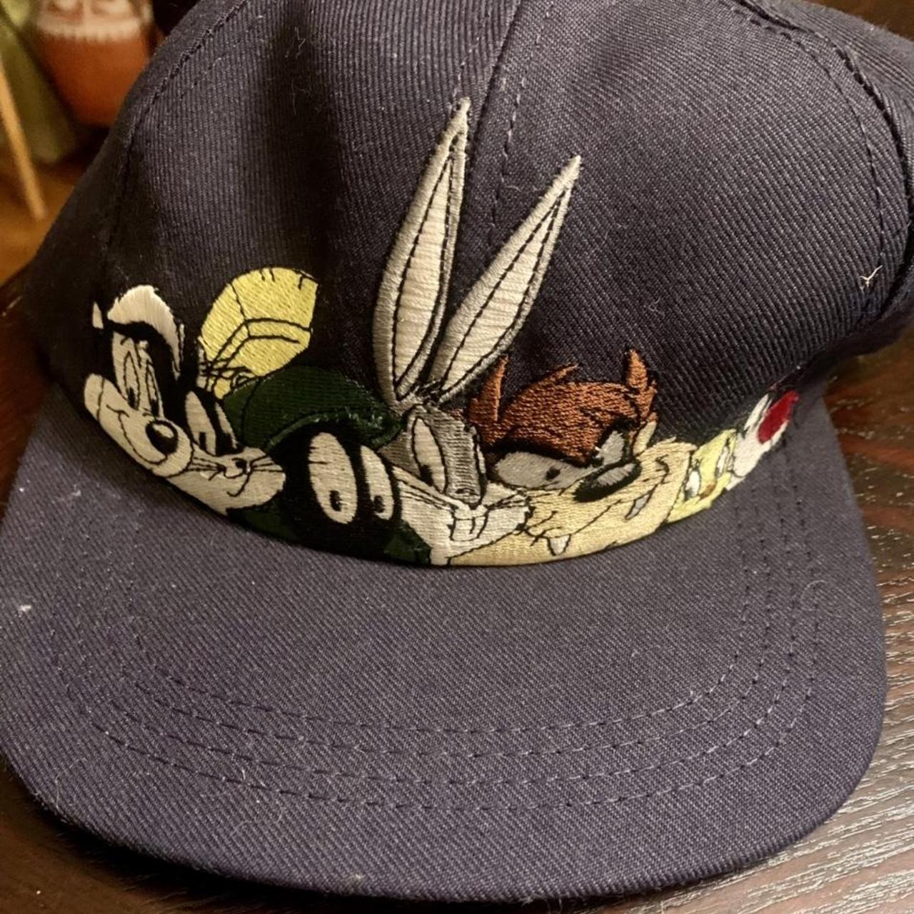 NEW 90s Vintage Space Jam Snapback Cap Brand new,... - Depop