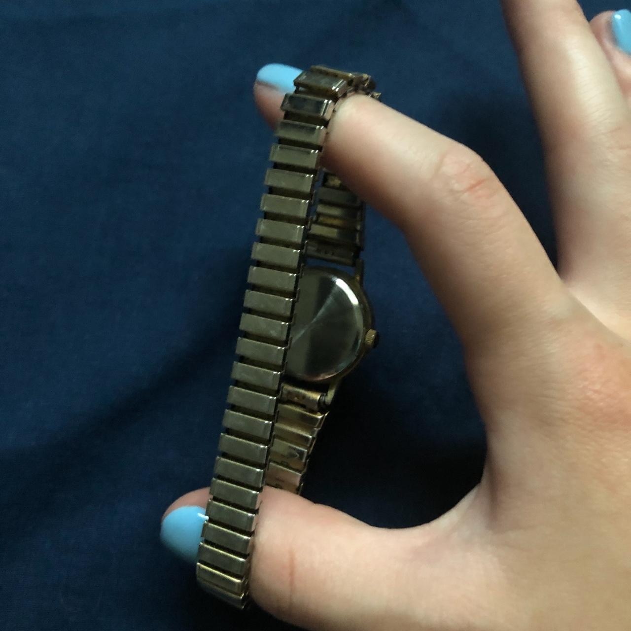 Gold/Silver Stretchy Watch (without... - Depop