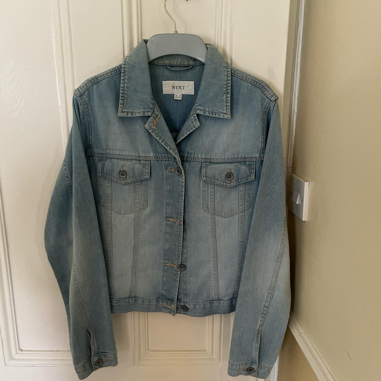 Size 12 Next denim jacket - Depop