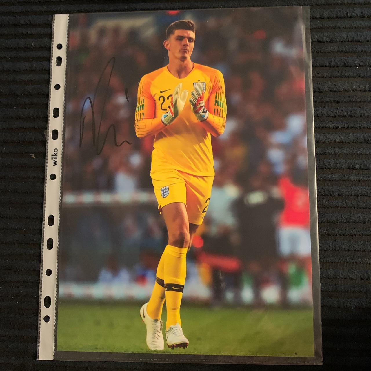 Nick Pope signed England photo photo 12x8 inches.... - Depop