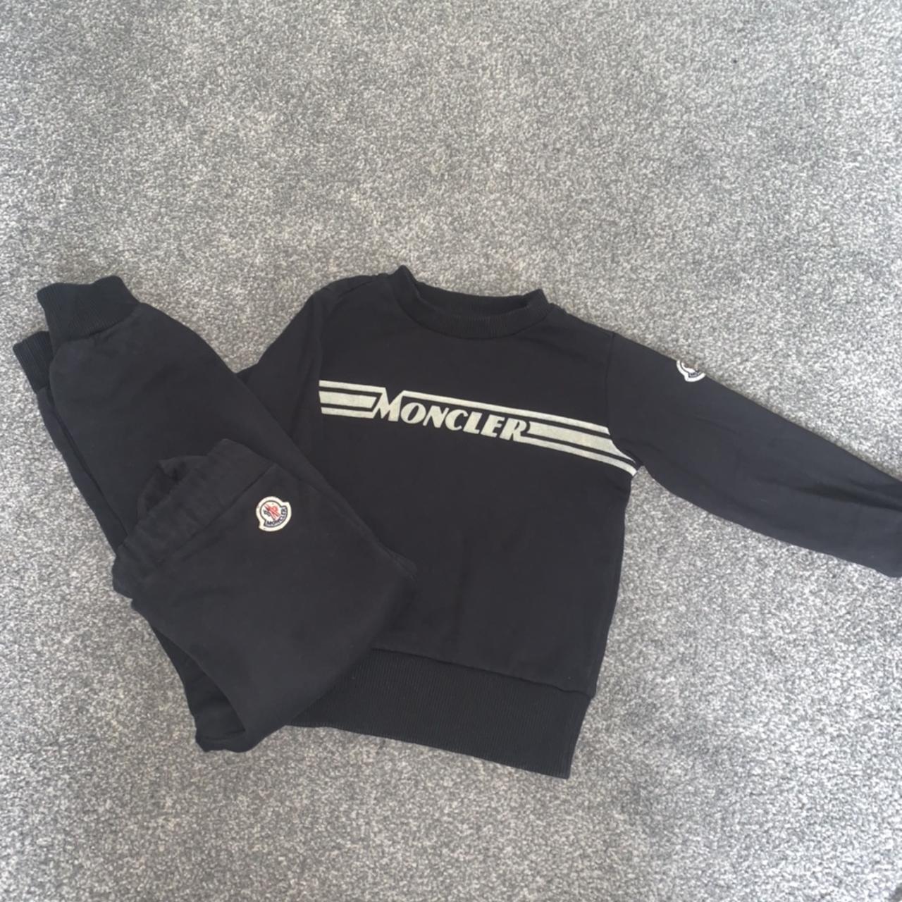 Moncler boys tracksuit size 4. Wore once for... - Depop